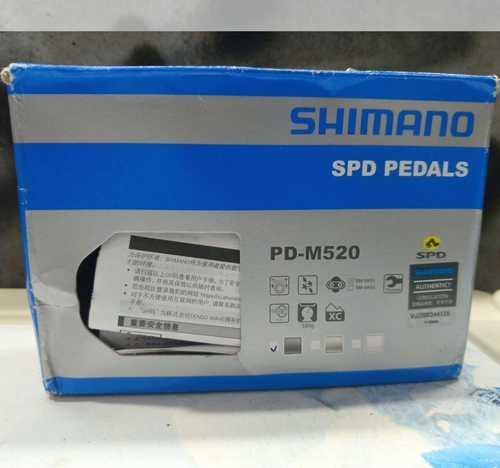 Контактные педали shimano m520