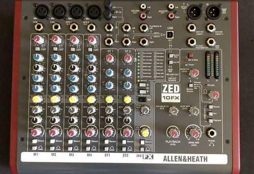 Микшер Allen&Heath Zed 10 Fx (идеал )