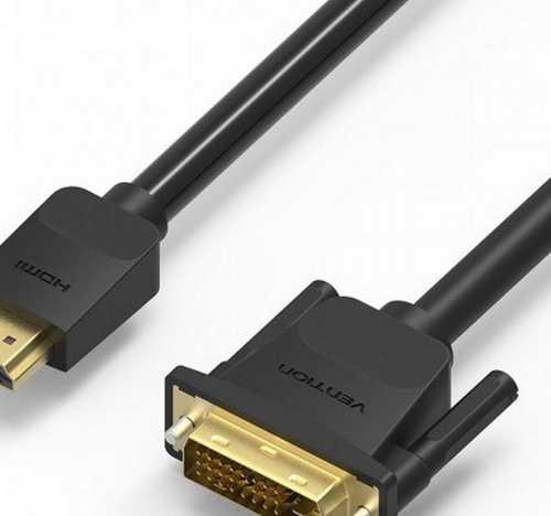 Кабель hdmi-DVI 5.0м dual link Vention #323237