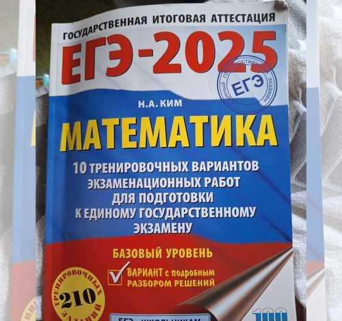 ЕГЭ математика 2025
