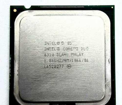 Процессор 775 Soket Core2Duo 6320 1.86/4/1066 б/у