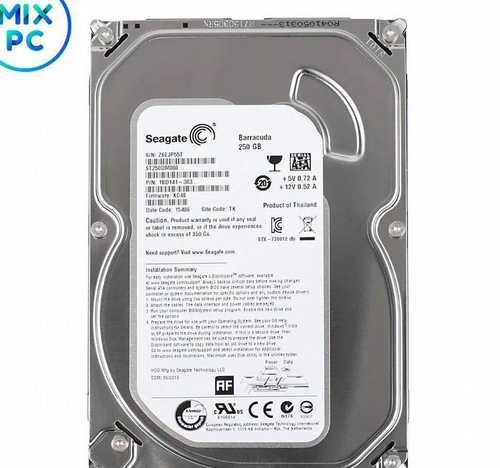 Жесткий диск 3.5" HDD 250GB Seagate Barracuda ST250DM000 Б.У