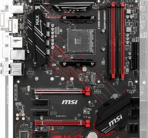 Материнская плата MSI B450 gaming plus MAX