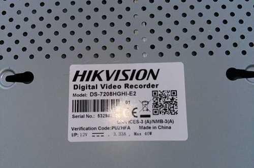 Hikvision DS-7208hghi-E2 видеорегистратор