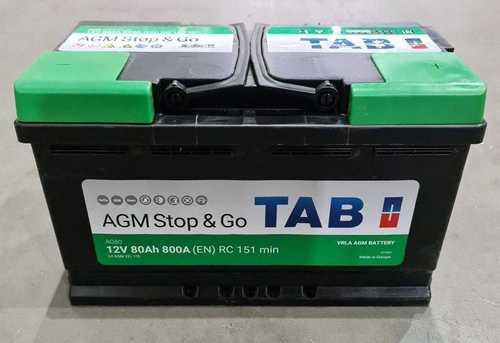 Аккумулятор 80Ач TAB AGM Stop&Go 800A