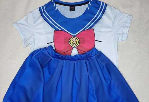 Футболка и юбка сейлор мун, костюм Sailor Moon