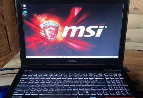 Игровой ноутбук MSI
