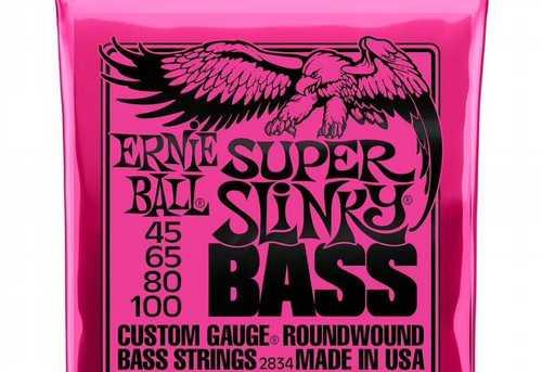 Ernie Ball 2834 струны для бас-гитары 45-65-80-100