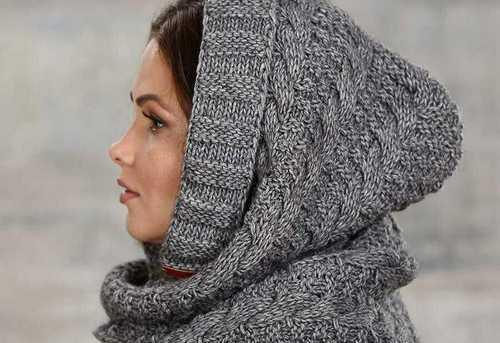 Женский шарф снуд капор noryalli