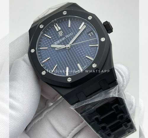 Часы audemars piguet royal oak pvd blue dial