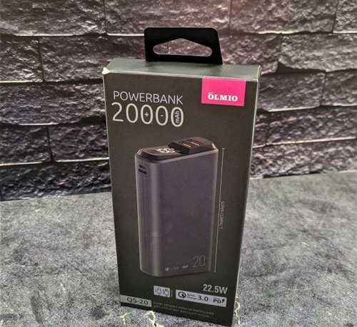 Внешний аккумулятор Power bank Olmio QS-20