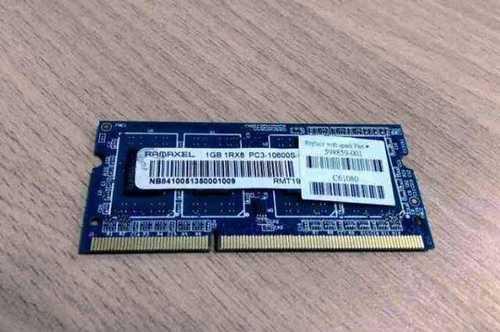RAM SO-dimm Ramaxel DDR3 1024/10600/1333