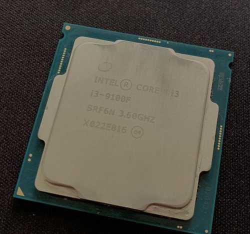 Процессор intel core i3 9100f