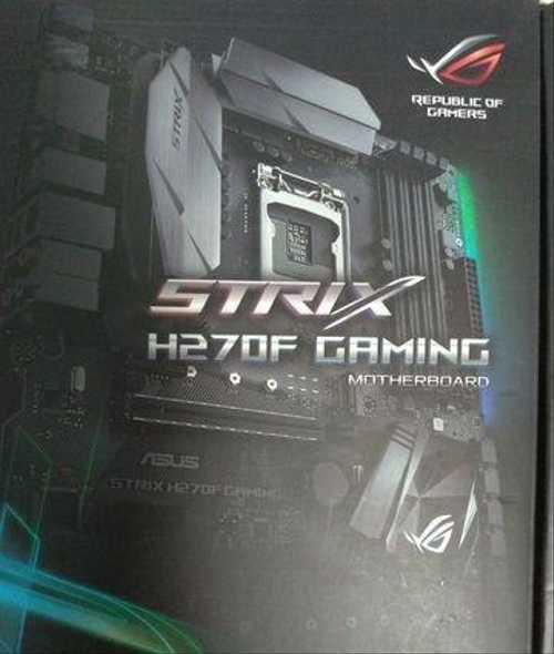 Материнская плата asus strix H270F gaming