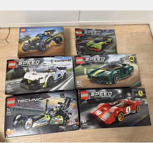 Lego technic, speed champions, creator