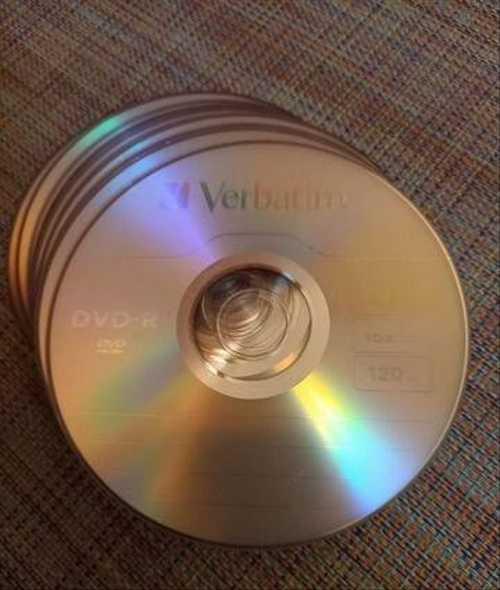 Диски чистые DVD-R и DVD+RW