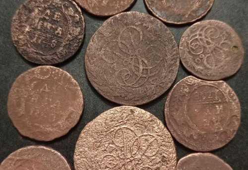 Монеты Елизаветы с 1741-1762
