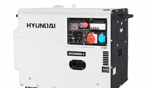 Дизельный электрогенератор Hyundai DHY-6000 SE-3