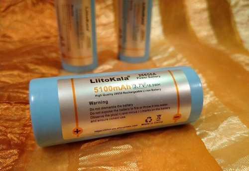 Аккумулятор liitokala 26650 / 5100 mAh