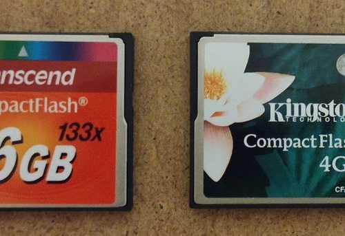Compact flash CF на 4Gb и 16Gb
