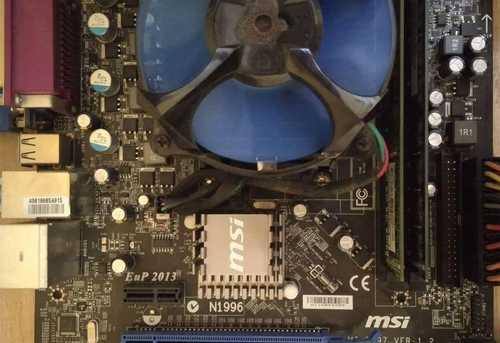 Мат. плата msi GF615M-P33 am3