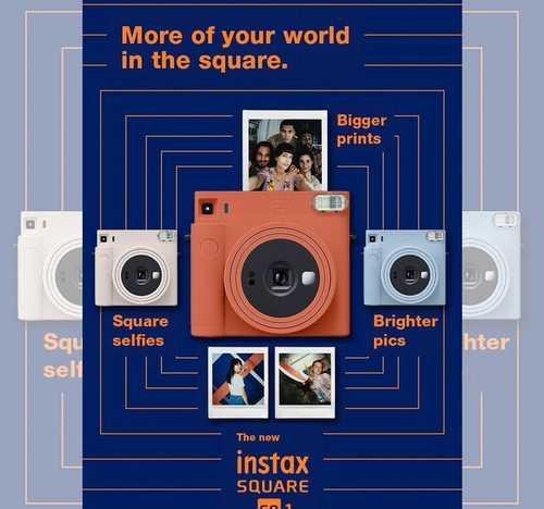 Fujifilm Instax SQ1 Новые, в наличии все цвета