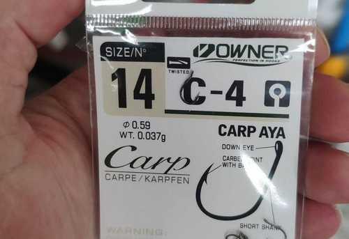 Крючки рыболовные N14 owner C-4 carp