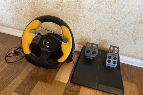 Руль с педалями для пк Logitech Formula GP