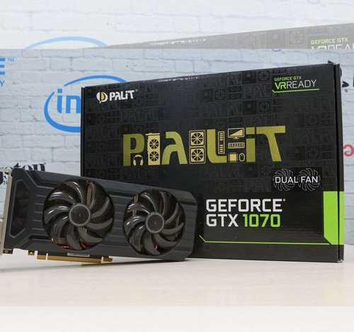 Видеокарта Palit dual GTX1070 8Gb