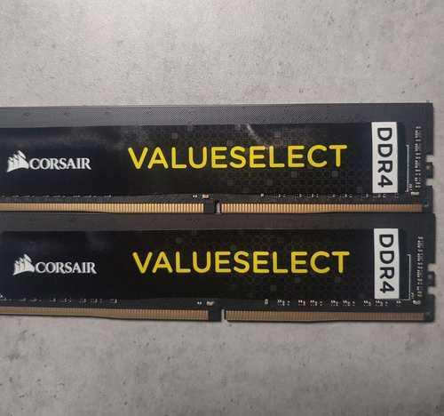 Оперативная память corsair value select ddr4 8gb