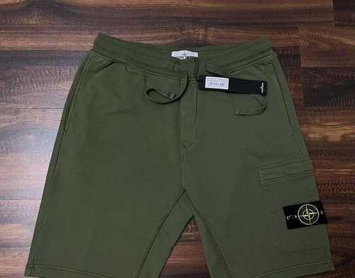 Шорты флисовые бермуды Stone Island карго bermuda