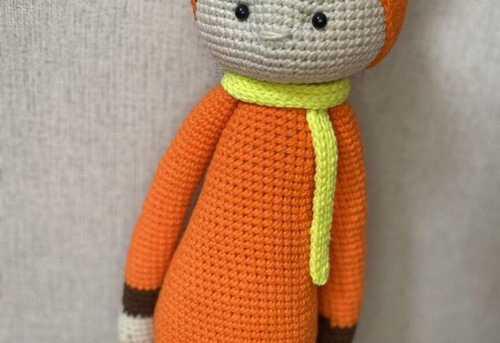 Вязанные куклы лисичка