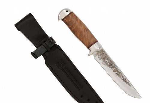 Нож "Лиса" (сталь 95x18, орех/ал.)