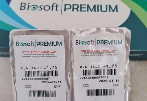Продам Линзы biosoft premium