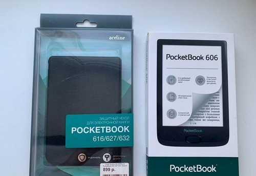 PocketBook 606 + Оригинальный чехол