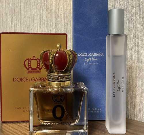 Dolce Gabbana Q Intense, Light Blue Intense