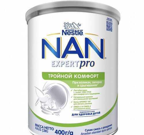 Детская смесь Nan тройной комфорт 400гр