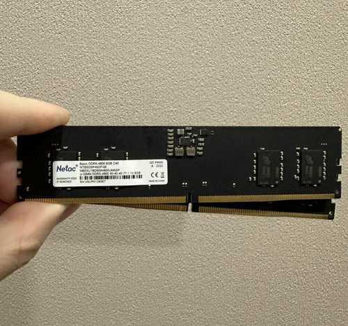 Netac ddr5 8x2 gb 4800 cl40