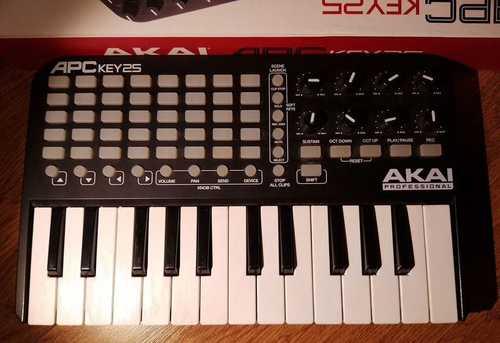 Midi контроллер akai apc key 25