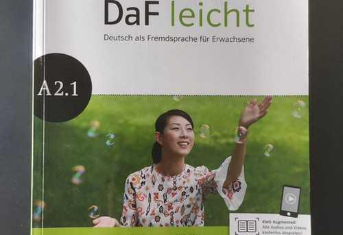 Учебник и тетрадь DaF leicht A 2.1