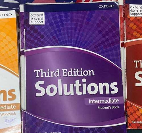 Учебники solutions third edition