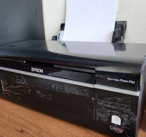 Цветной струйный принтер epson p50