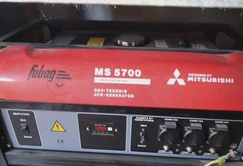 Бензиновый генератор Fubag MS 5700