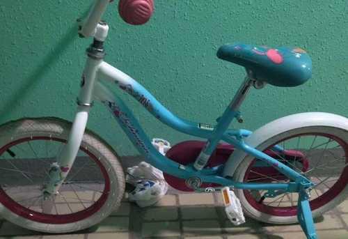 Велосипед для девочки 5-8 лет+самокат в парок