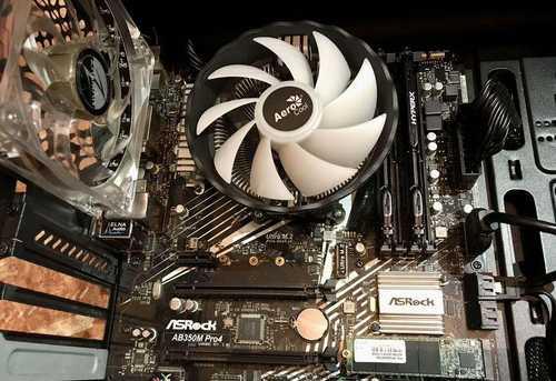 ASRock AB350M Pro4 Rev 2 01 + планка