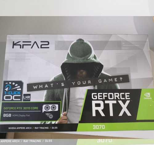 Продается видеокарта KFA2 GeForce RTX 3070 (8GB gd