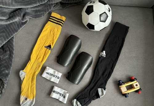 Гольфы футбольные Adidas 3 оригинал щитки Kipsta