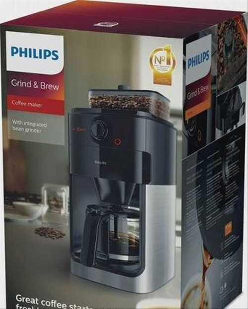 Кофе машина Philips Grind&Brew HD7767