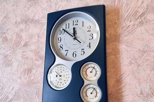 Часы настенные pearl, термометр, барометр