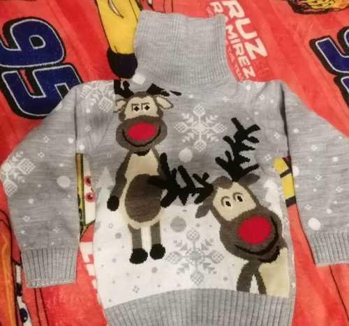 Свитер детский новогодний
